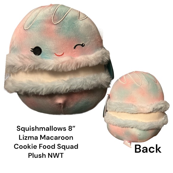 Squishmallows | Toys | Squishmallows 8 Lizma Macaroon Cookie Food Squad ...